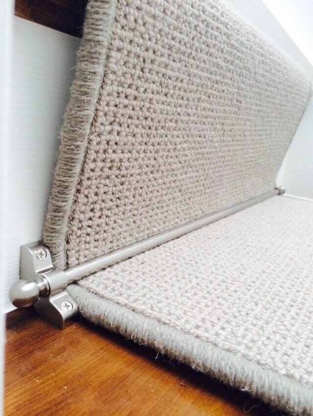 Wool Loop Stair Runner - Traditional - Staircase - London - by ...