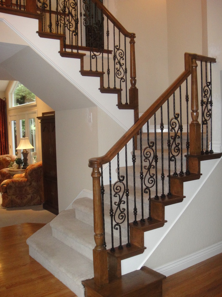Wrought iron - Traditional - Staircase - San Francisco - by All Things ...