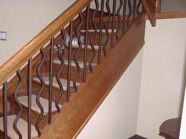 Wrought Iron Design Examples - Traditional - Staircase - Other - by ...
