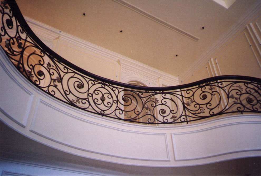Wrought iron railing - Traditional - Staircase - Montreal - by Spanish ...