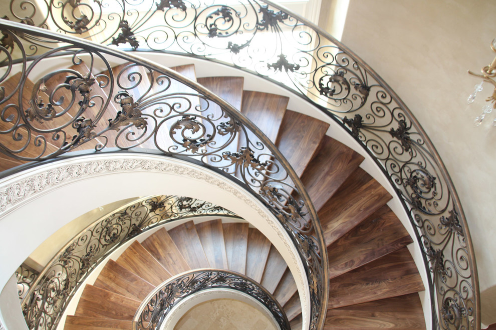 wrought iron railings chicago il - Traditional - Staircase - Chicago ...