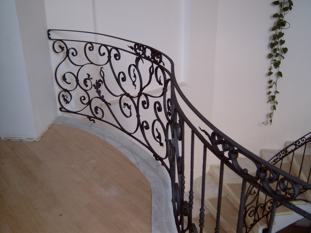 Wrought iron railings - Traditional - Staircase - Other - by Pracownia ...