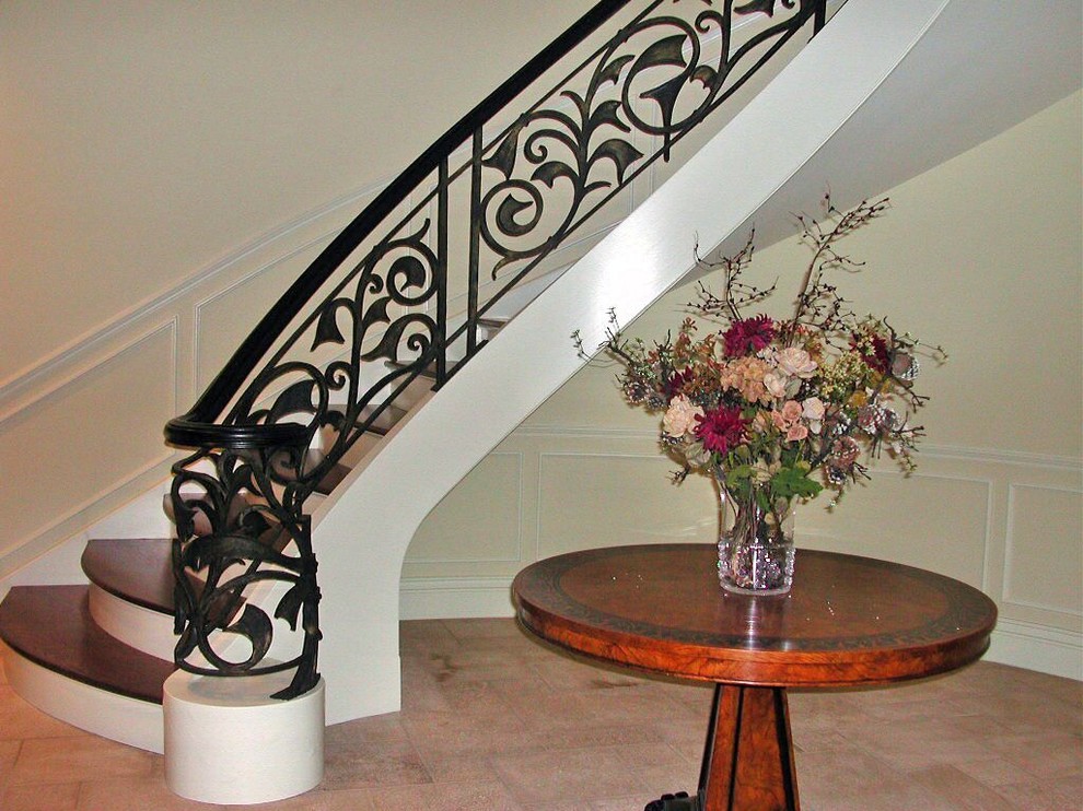 WROUGHT IRON STAIR RAILINGS - Mediterranean - Staircase - Chicago - by ...