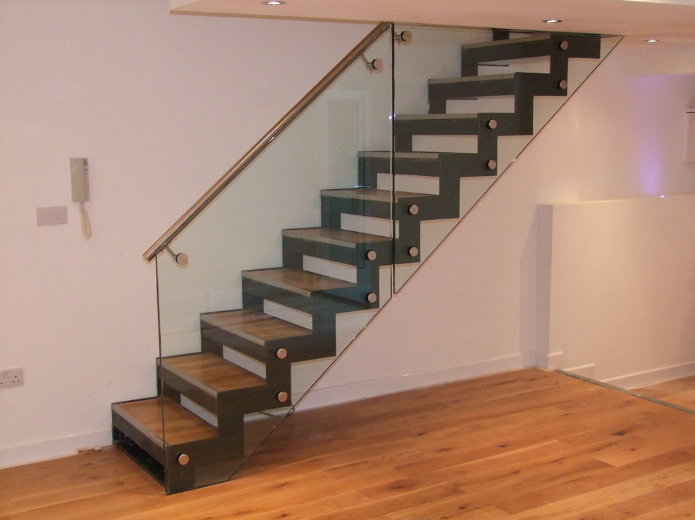 Zig-Zag Design Staircase - Modern - Staircase - London - by Design ...