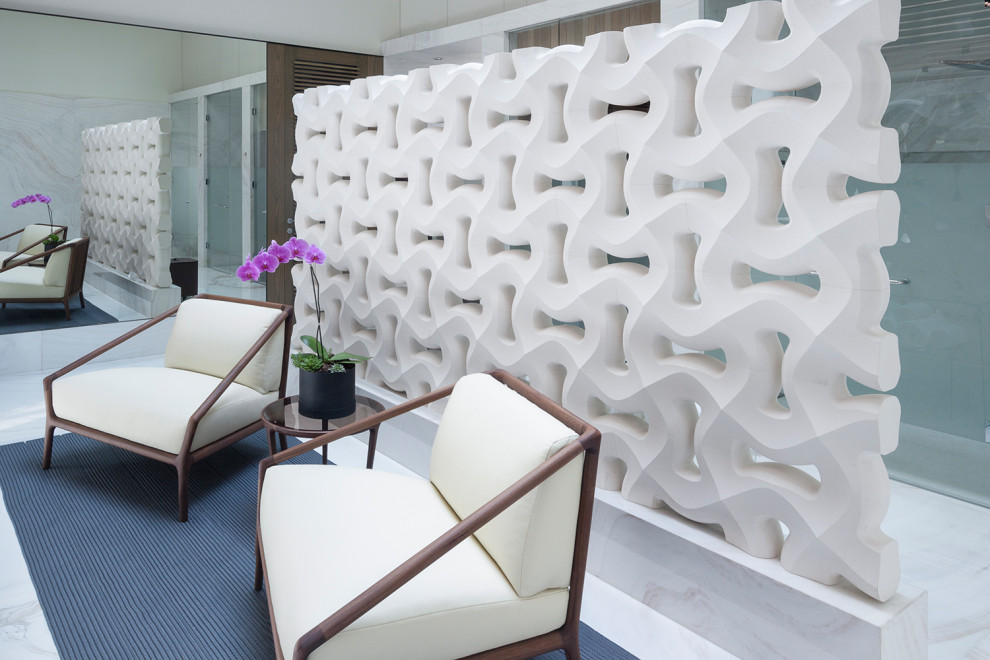 Marble wall partition for bathroom interiors | Casa Toscan by ...