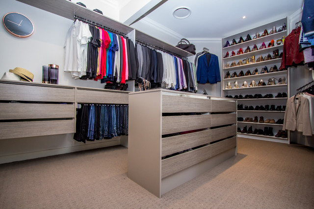 Custom Walk In Wardrobe - Modern - Wardrobe - Sydney - by Kellyville ...