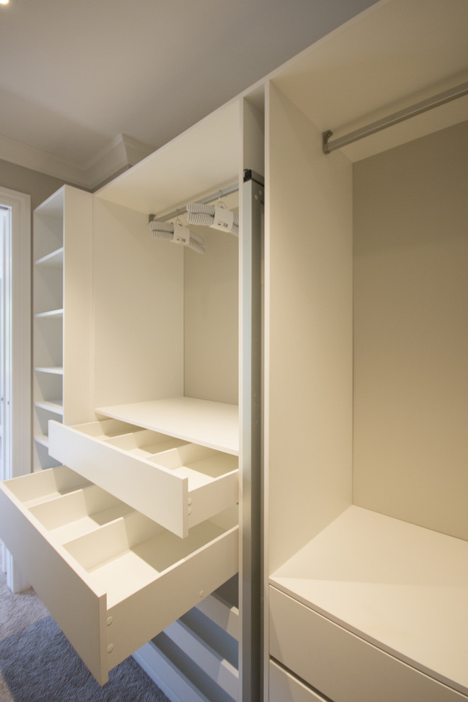 Modern Walk In Wardrobe - Modern - Closet - Wellington - by Stash | Houzz