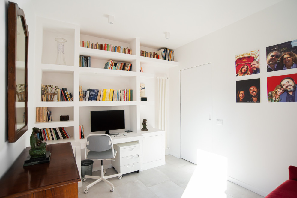 MUSICA TOTAL WHITE - Moderno - Studio - Roma - di Teo Lisac Interiors ...