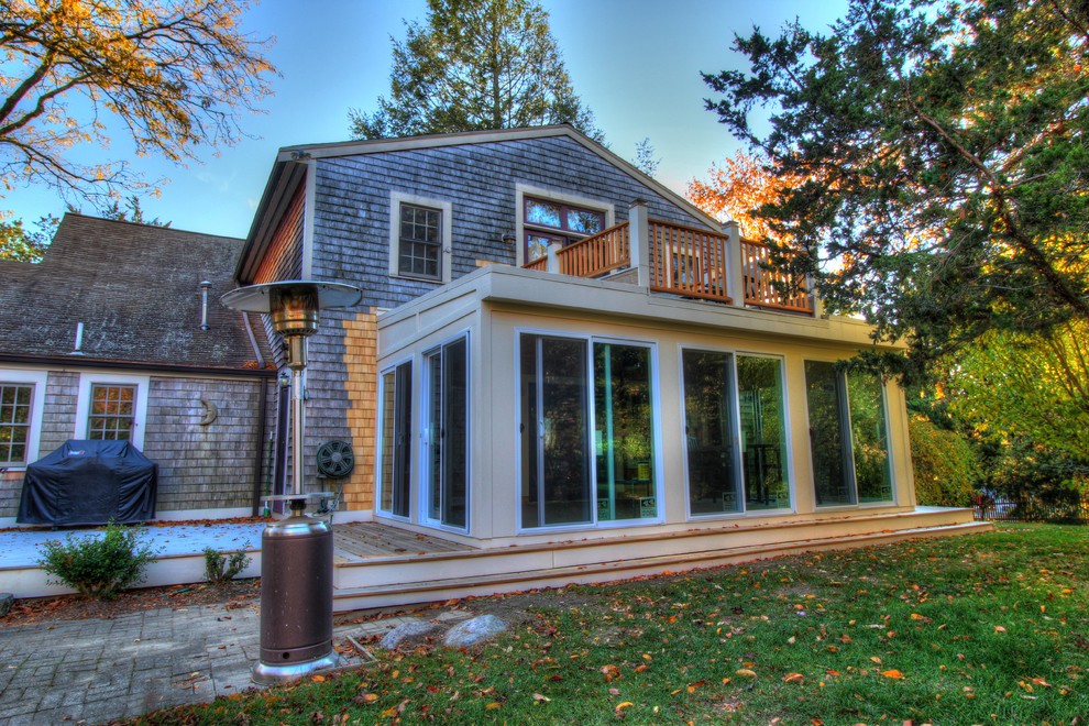 3 Season Addition with Roof Deck - Farmhouse - Sunroom - Boston - by ...