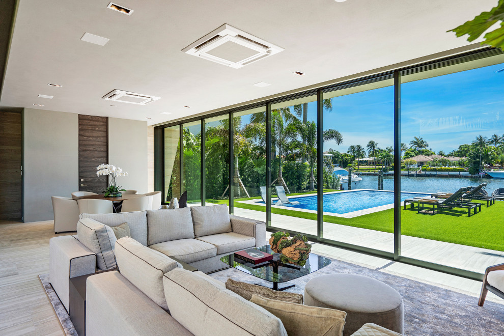 5th Avenue Estate Home Boca Raton - Contemporary - Sunroom - Miami - by ...