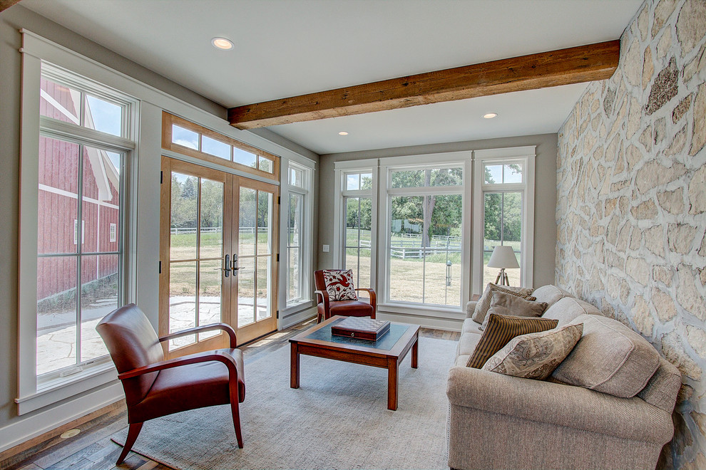 Authentic Rustic Reproduction - Farmhouse - Sunroom - Milwaukee - by ...