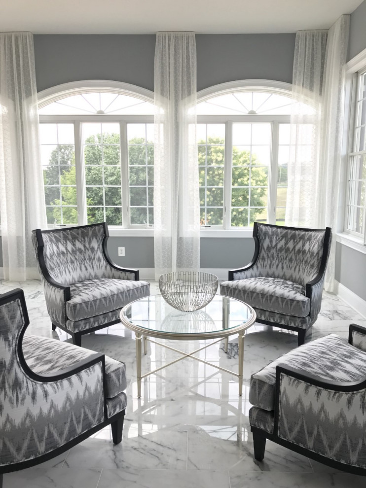 Black & White Sunroom - Modern - Conservatory - Boston - by Rose T Bien ...