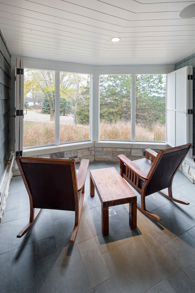 Cape Cod Lake House - Beach Style - Sunroom - Omaha - by Kurt Johnson ...