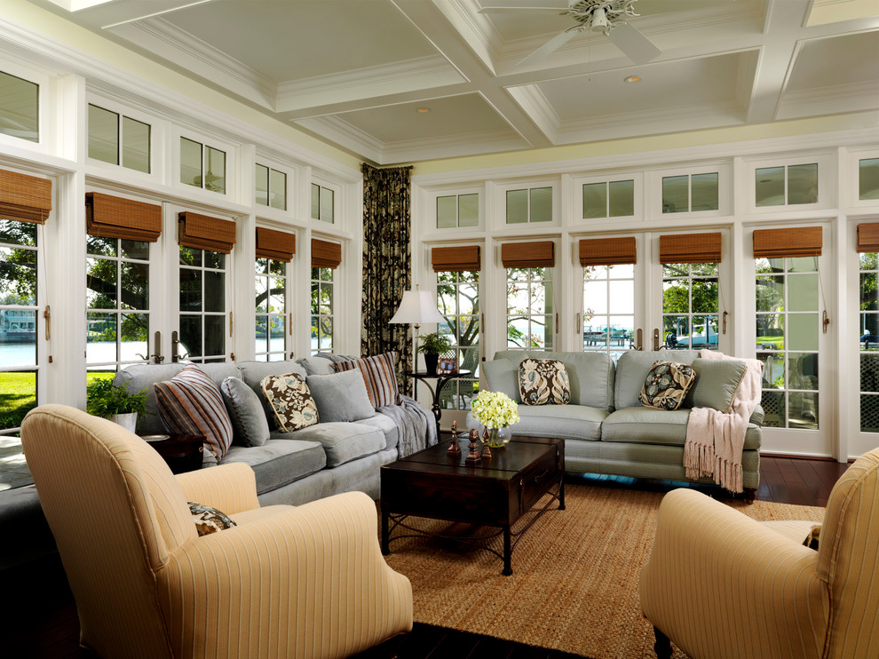 Chalet d'Asile - Sunroom - Tampa - by The Fechtel Company | Houzz