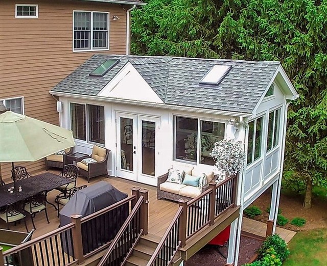 Chappaqua 3 Season Sunroom - Bord de Mer - Véranda et Verrière - New ...