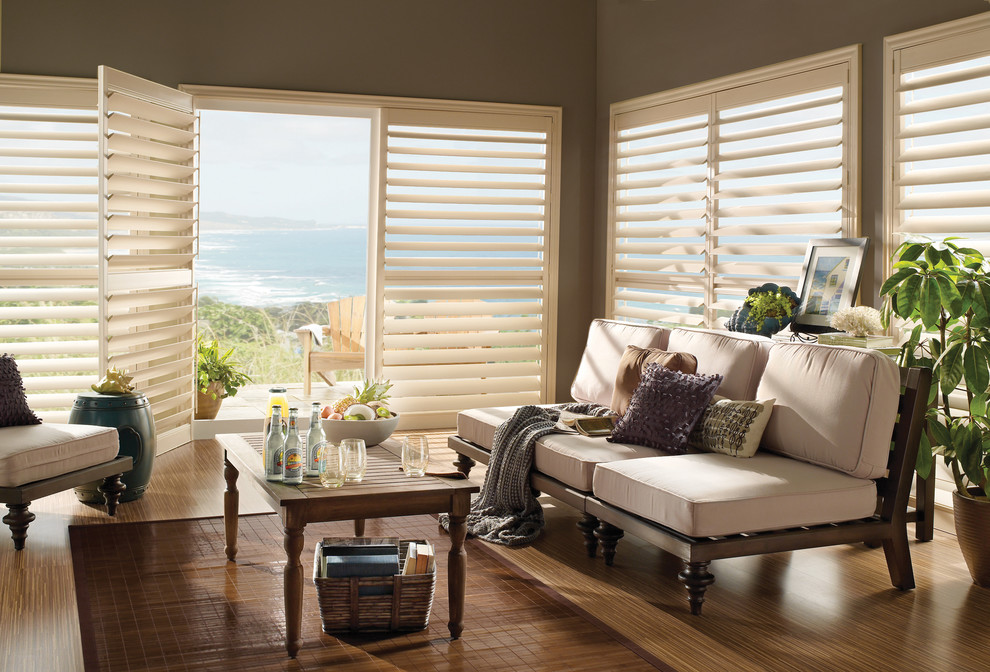 Contemporary Sunroom Window Treatment - Beach Style - Sunroom - Atlanta ...