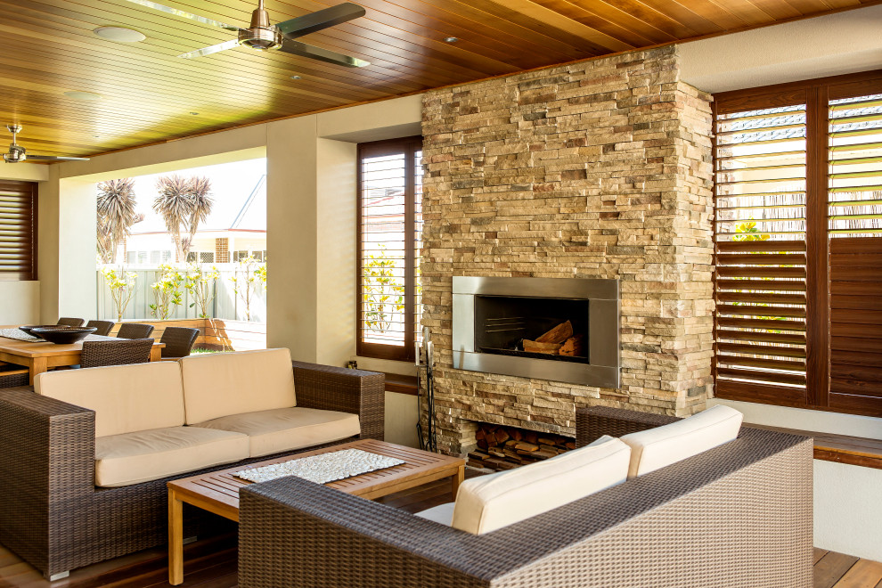Cultured Stone - Modern - Sunroom - Detroit - by Cultured Stone® | Houzz