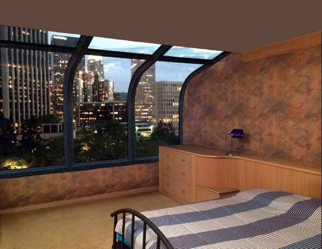 Curved Window Sunrooms In Downtown Los Angeles - Industrial ...