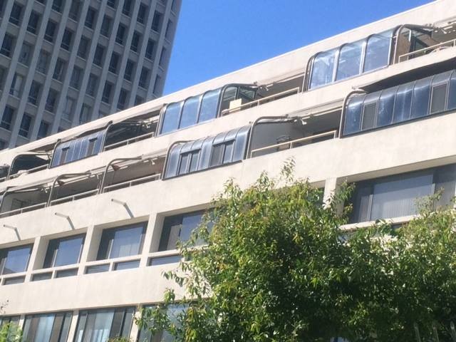 Curved Window Sunrooms In Downtown Los Angeles - Industrial ...