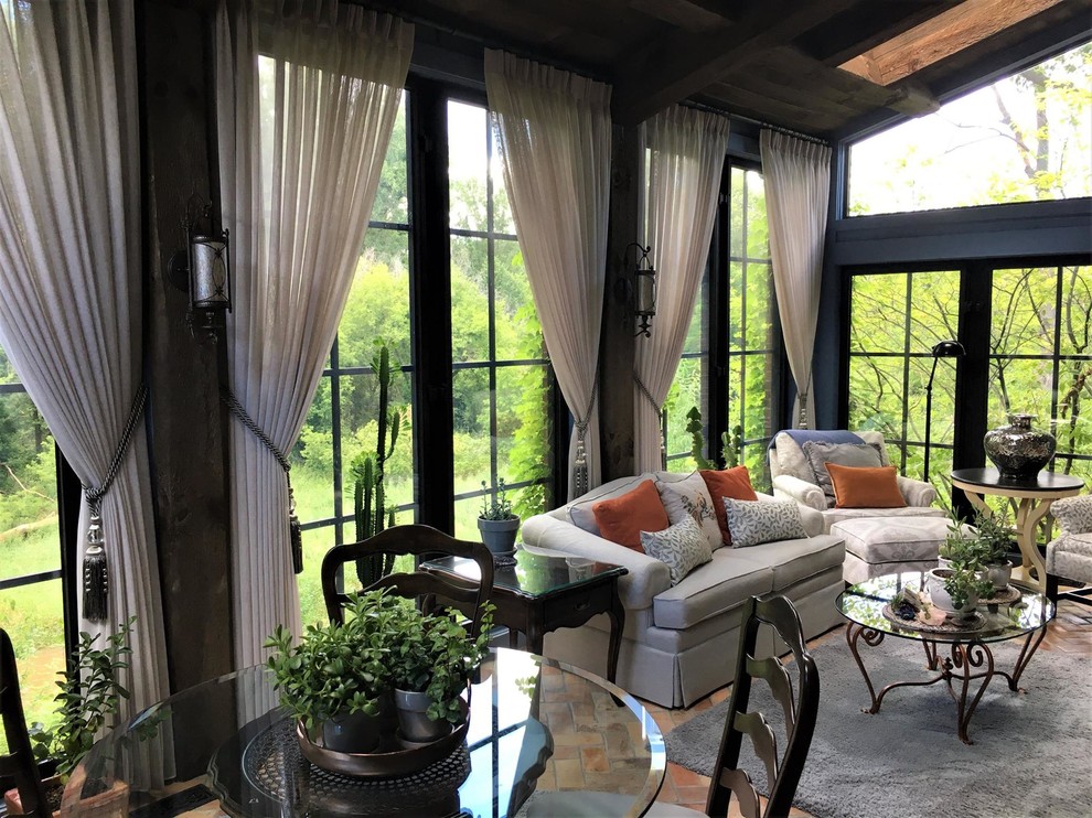 Custom Sheers - Sunroom - Detroit - by The Sheer Shop | Houzz
