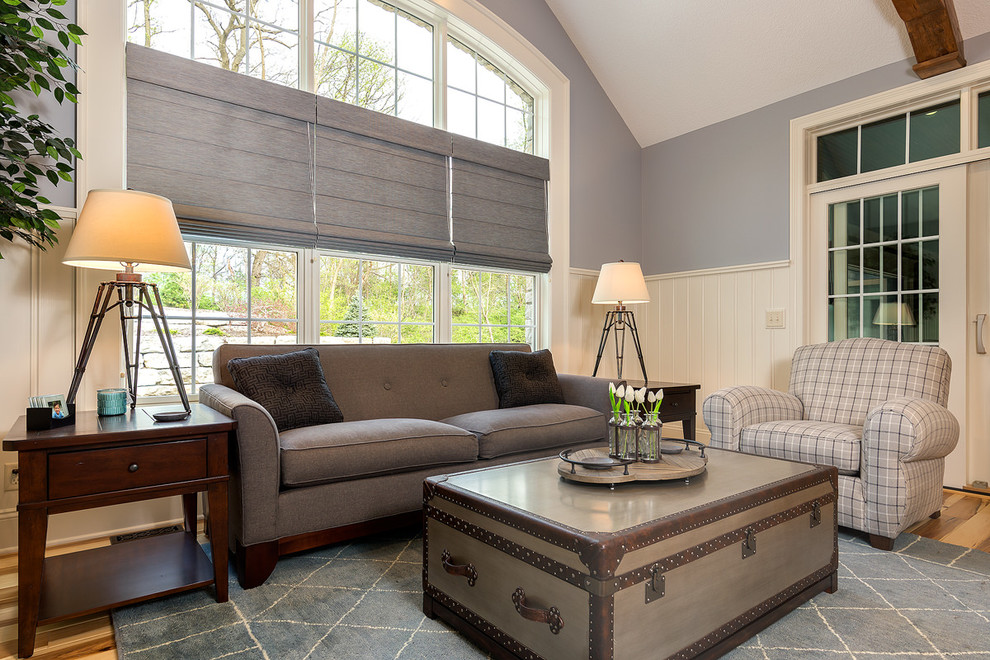 Custom Window Treatments - Transitional - Sunroom - Chicago - by Ruby ...