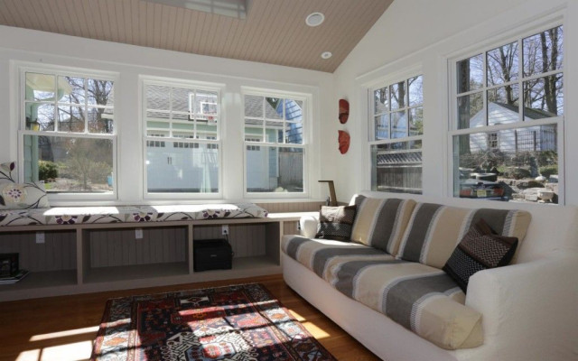 Den/Study - Transitional - Sunroom - New York - by Taneja Architecture & Design | Houzz AU