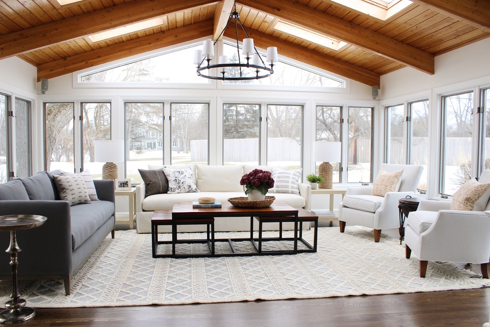 Downingwood House - Transitional - Sunroom - Chicago - by Laura Design ...