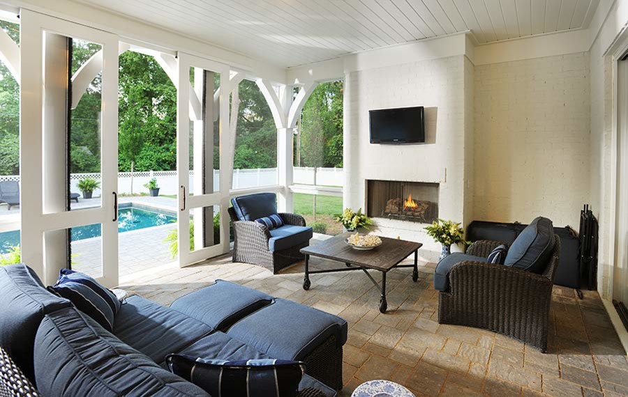 French Country - Transitional - Sunroom - Nashville - by Castle Homes ...