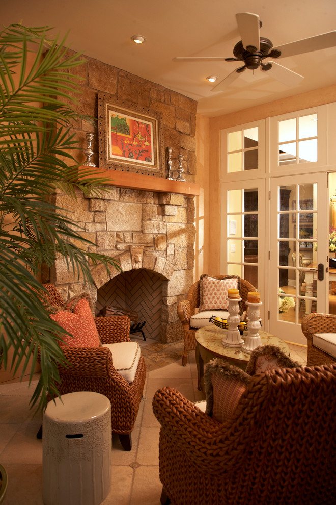 French Country - Traditional - Sunroom - Detroit - by LUXE Homes Design ...