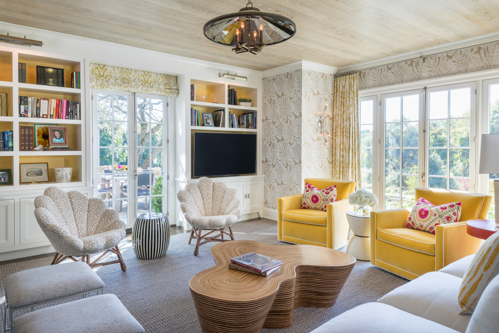 French Provincial Country Home - French Country - Sunroom - New York ...