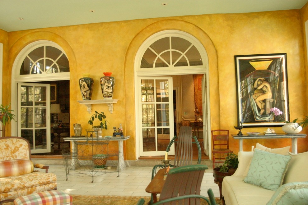 Garland Tuscan Villa - Mediterranean - Sunroom - Albuquerque | Houzz