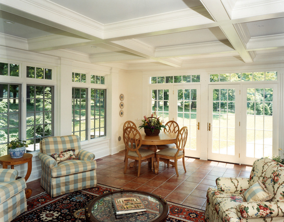 Georgian Estate - Traditional - Sunroom - New York - by Doyle Coffin ...