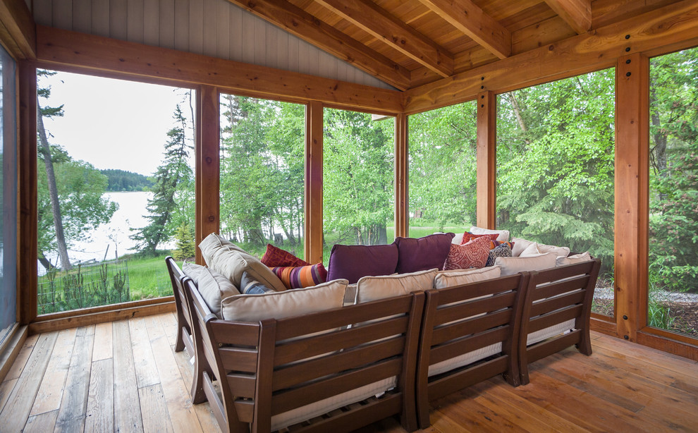 Glen Lake retreat - Rustic - Sunroom - Seattle - by Malmquist ...