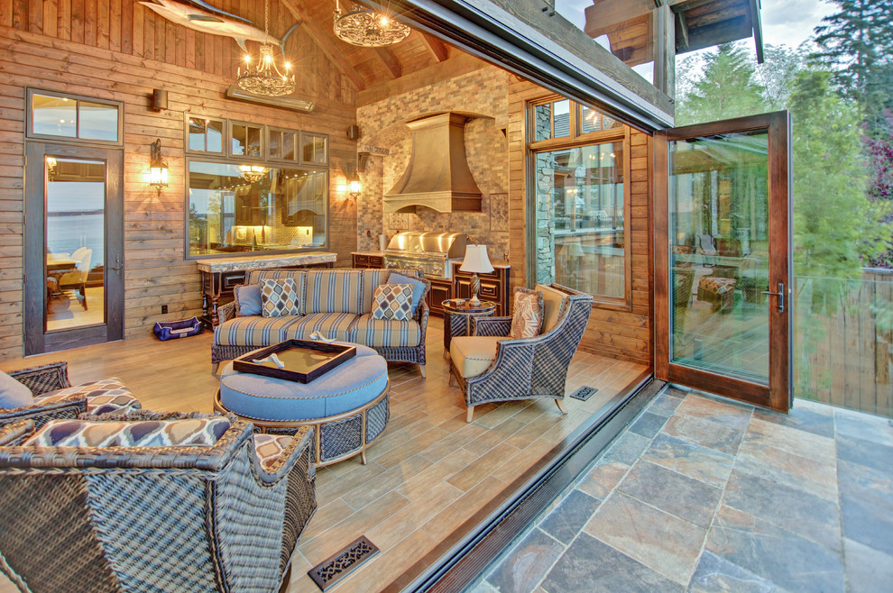 Jarvis Bay Estate Home - Rustic - Sunroom - Calgary - by Mason Martin ...