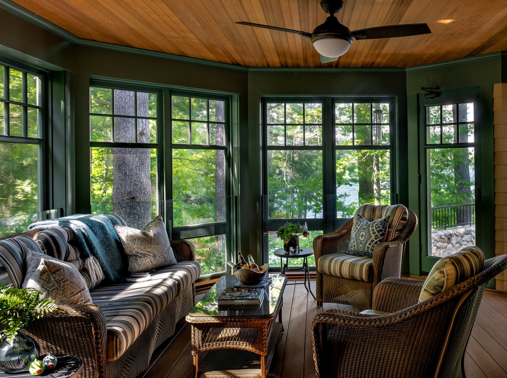 Lakeside Gathering - Craftsman - Sunroom - Boston - by TMS Architects ...