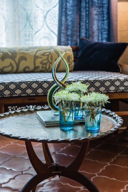 Moroccan Sunroom Coffee table - Mediterranean - Conservatory - Raleigh ...