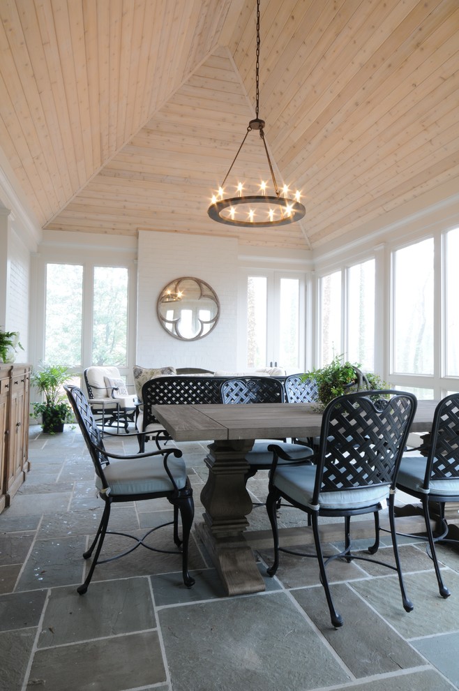 Mountain Brook Guest Suite & Porch Addition - Traditional - Sunroom ...
