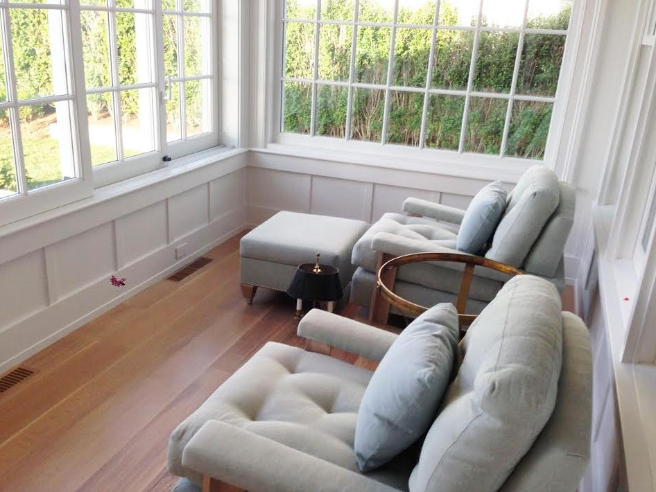 Nantucket Living Room & Dining Room Painting - Transitional - Sunroom ...