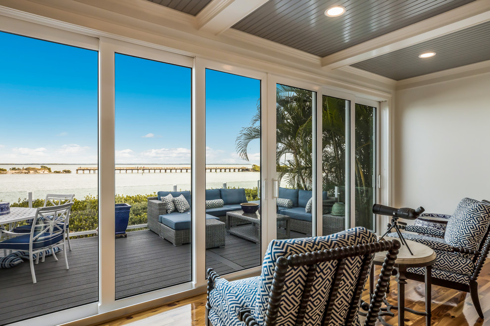 Nantucket Style House - Beach Style - Sunroom - Miami - by Seaboard ...