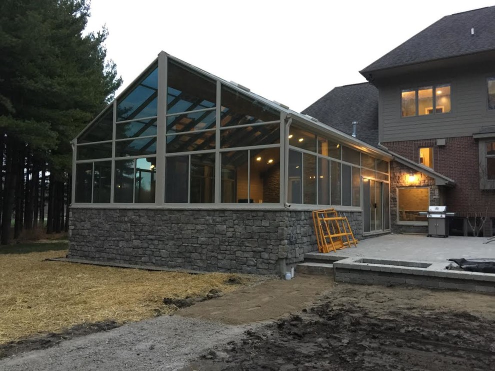 Pool Sunrooms - Traditional - Sunroom - Detroit - by Four Seasons ...