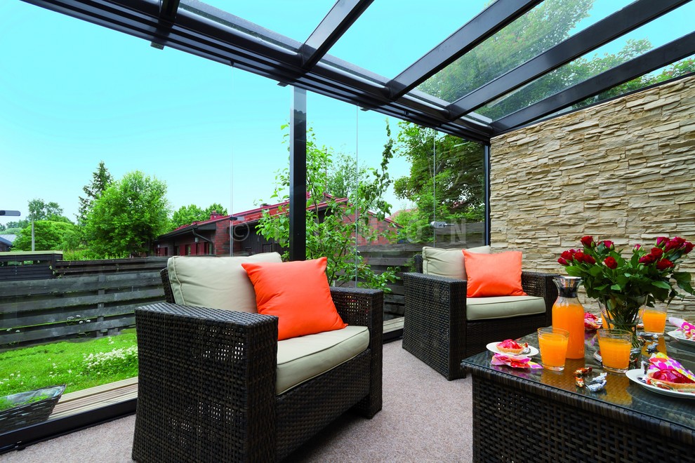 Retractable glass sunrooms - Scandinavian - Sunroom - Other - by Modern ...