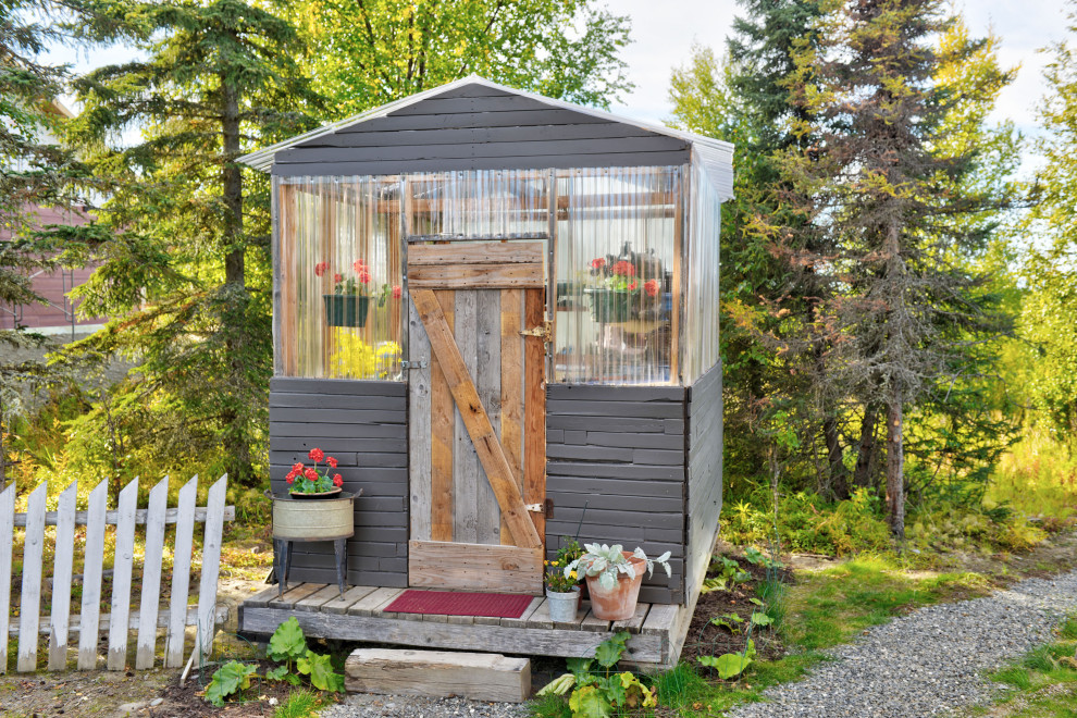 Rustic Mountain Farmhouse - Farmhouse - Shed - Other - by Designer ...
