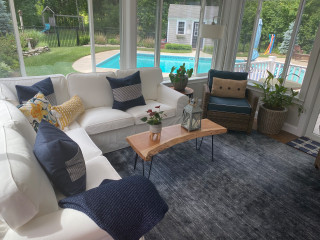 Screened in Porch to Sunroom Conversion - Transitional - Sunroom ...