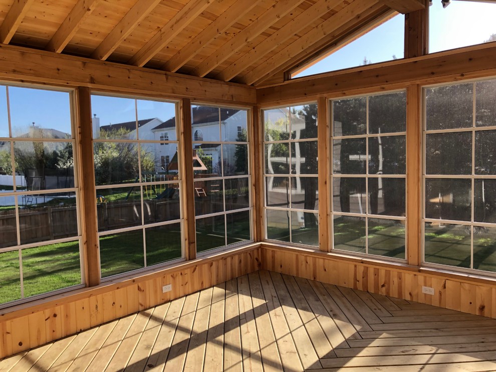 Screened Porch with Timbertech Deck and Patio in Bolingbrook, IL ...