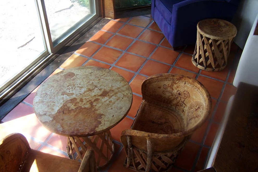 Small Adobe Casita Upgrade - Southwestern - Sunroom - Albuquerque - by ...
