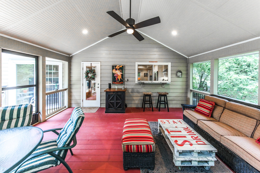 Split Level Makeover - Farmhouse - Sunroom - Atlanta - by J. Vann ...