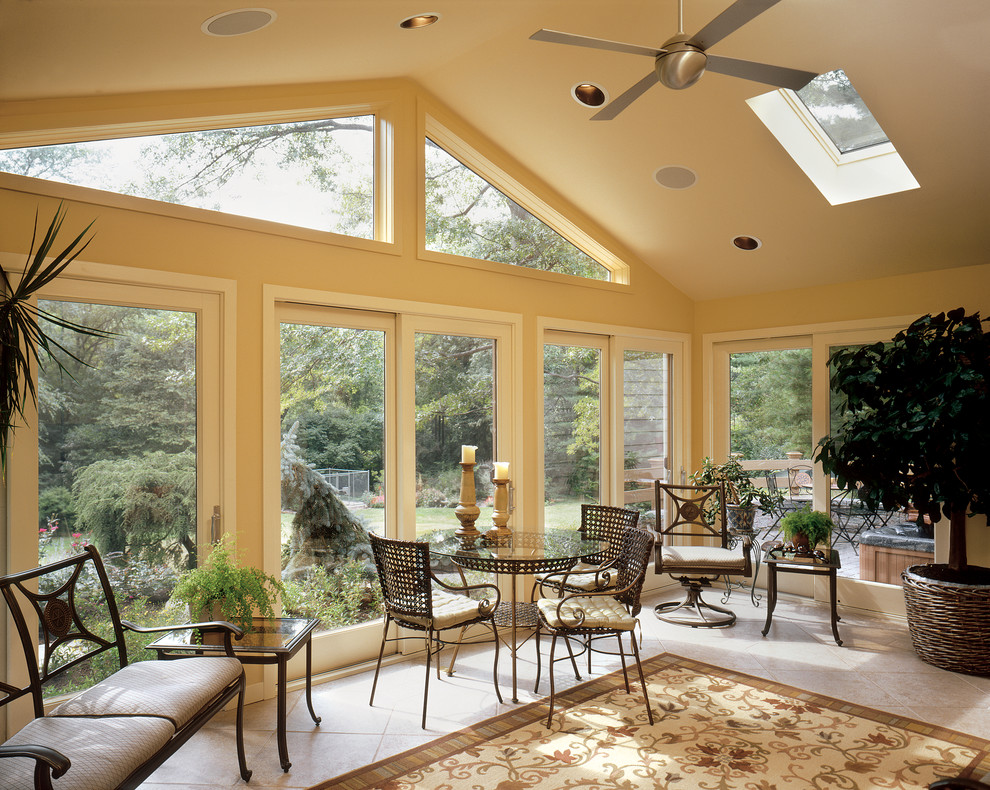 Split Level Sun Room Addition - Traditional - Sunroom - Philadelphia ...