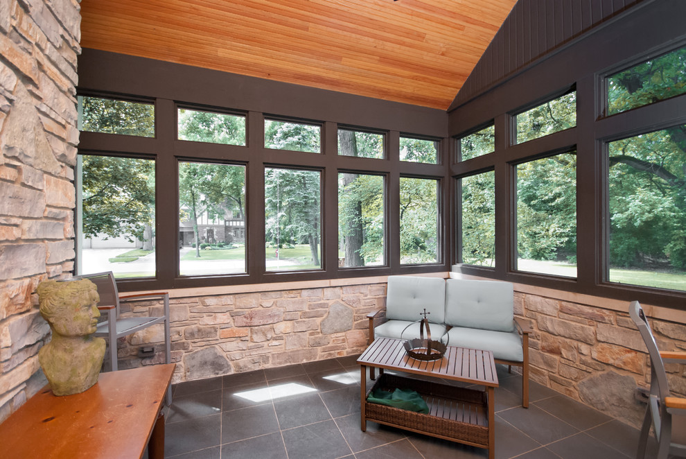 Stone - Traditional - Sunroom - Chicago - by Studio 1 Architects | Houzz