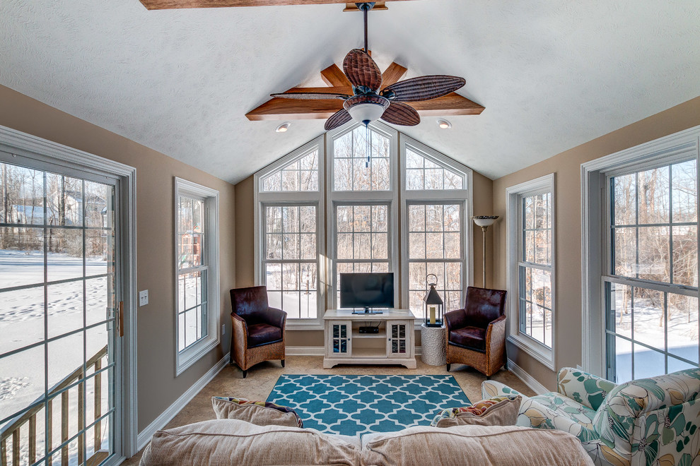 Sunroom Addition - Traditional - Sunroom - Cleveland - by JEMM ...