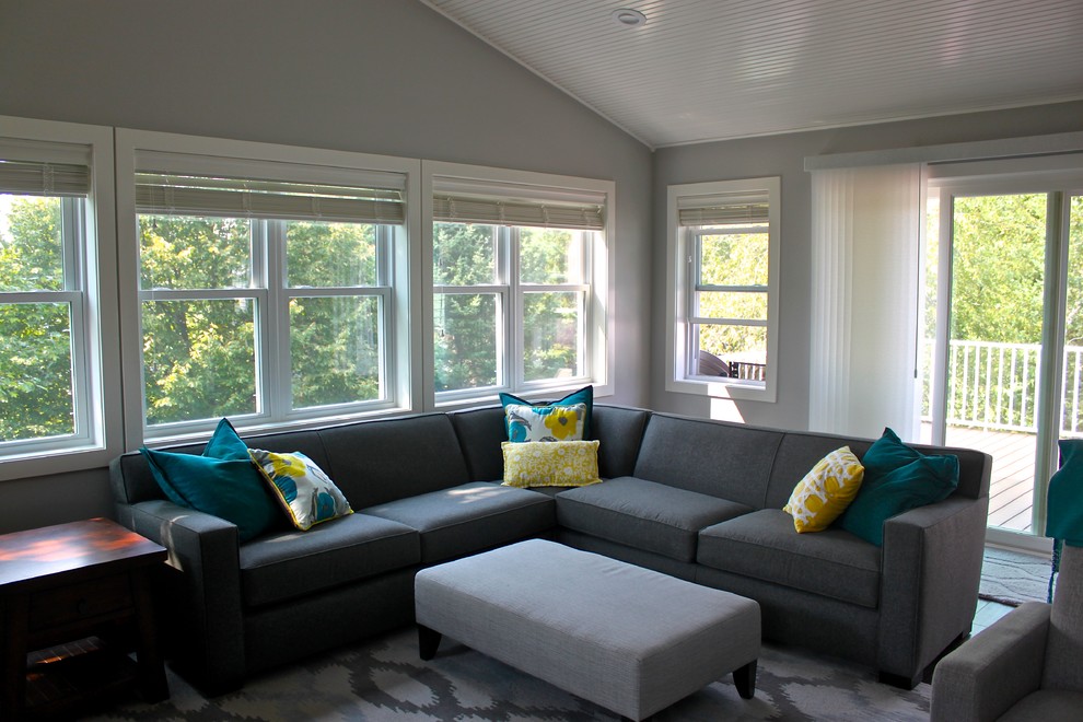 Sunroom and Deck - Contemporary - Sunroom - Minneapolis - by Dovetail ...